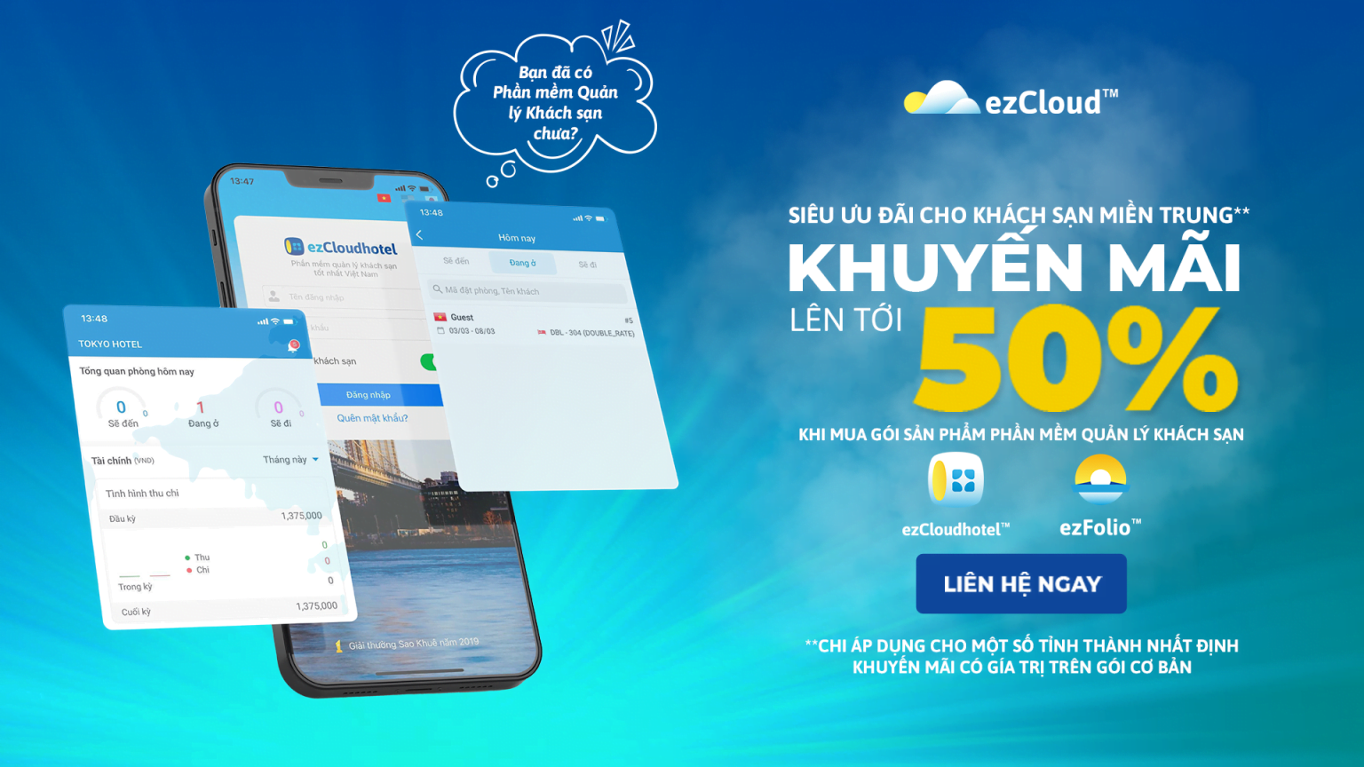 Phần mềm quản lý khách sạn ezCloud - Vận hành tối ưu